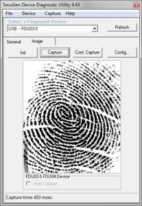 Diagnostic Tool – SecuGen